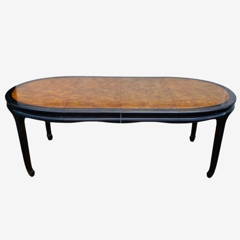 Chinoiserie Dining Table with Leaves 84x38 Oval by Century Chin Hua ...