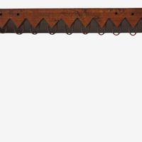 1980s Dan Abramson Aesthetic Movement Wall Shelf - Kashew