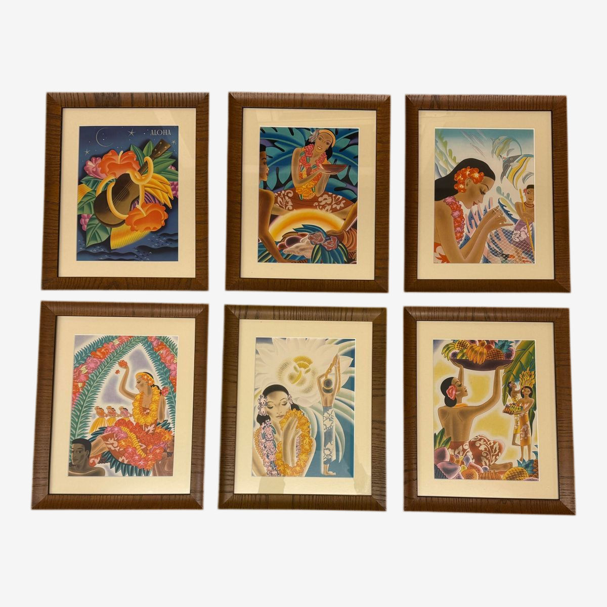 Circa 1930's Frank MacIntosh Matson Cruise Line Menu Covers, Set of Six ...