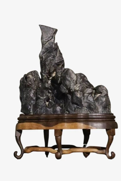 Natural Chinese Lingbi Scholar's Rock GongShi Mountain Form With ...