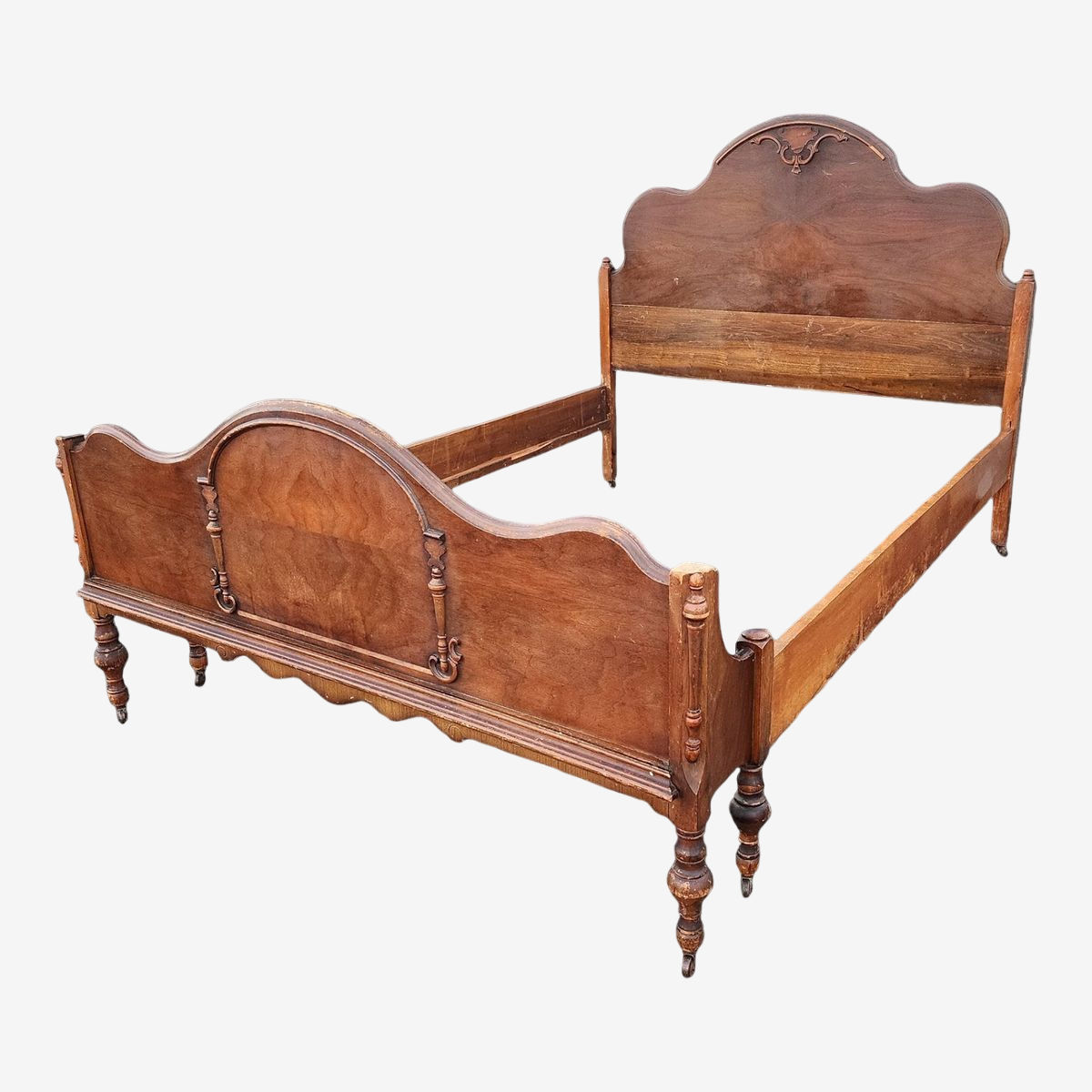 Vintage Jacobean Double Bed for Restoration | Kashew
