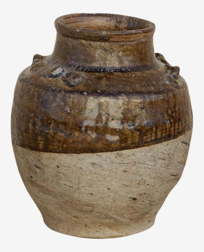 Burmese Brown Glazed Terracotta Pot - $297 | Kashew | Kashew