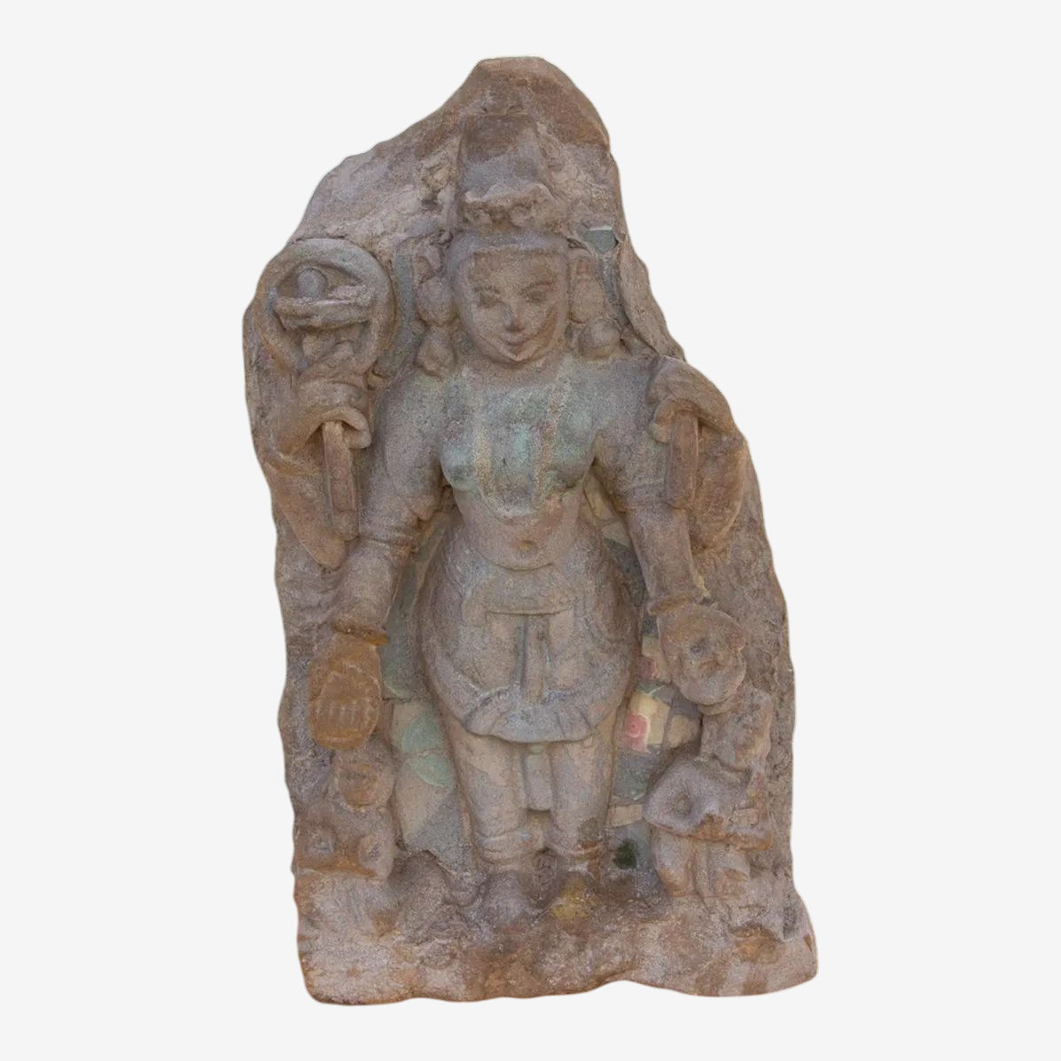 Mid 19th Century Indian Yakshi Stone Statue - $1745 | Kashew | Kashew