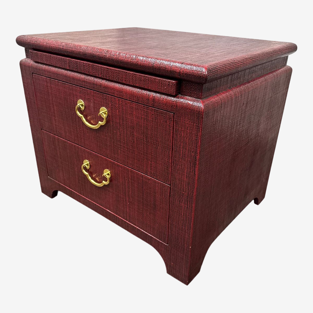 Harrison Van Horn Vintage Two Drawer Burlap Chest | Kashew