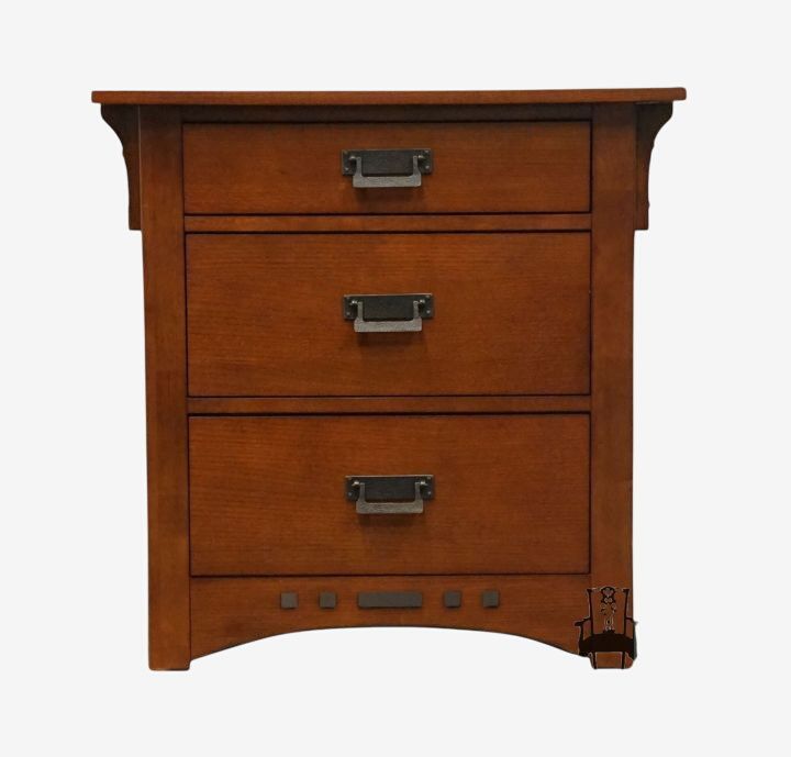 BROYHILL FURNITURE Quarter Sawn Oak Contemporary Mission Style 30 ...