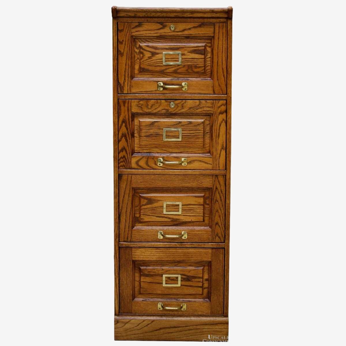Winners Only 4 Drawer Oak File Cabinet | Kashew