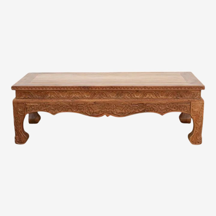 Heavily Carved Opium Coffee Table - $2885 | Kashew | Kashew