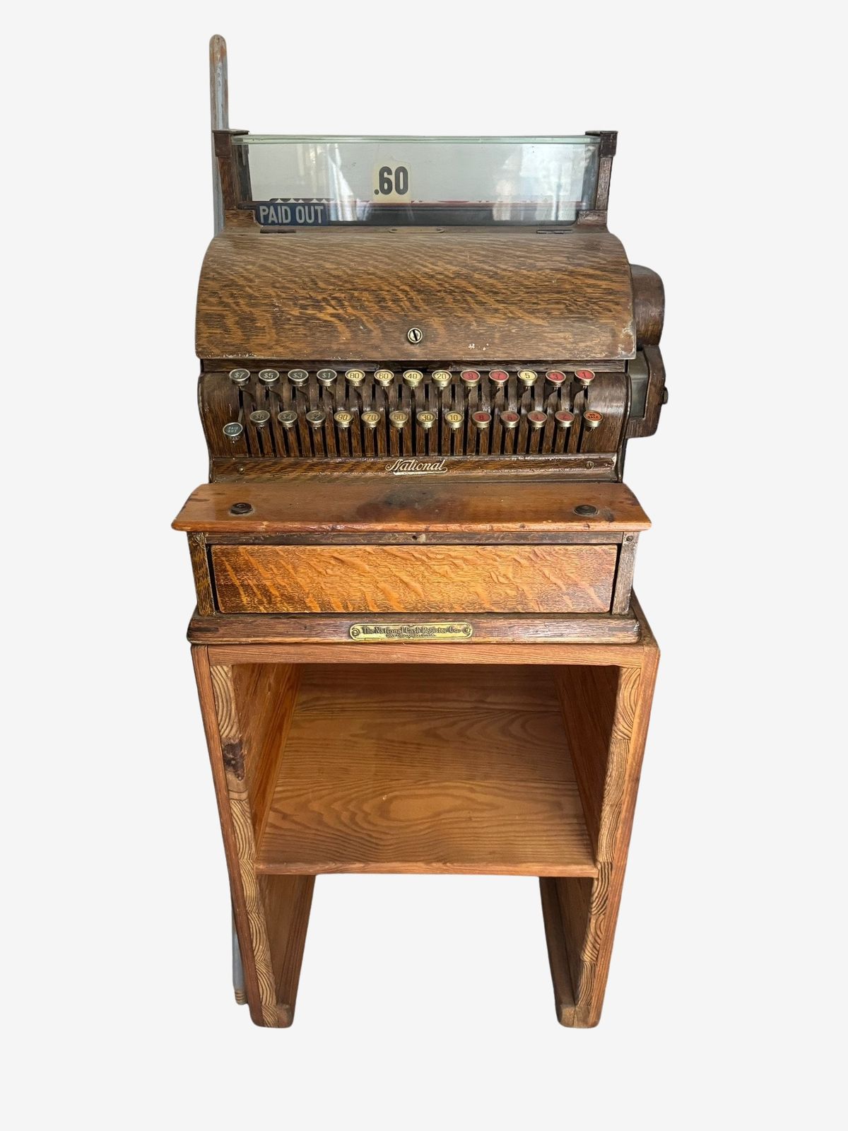 Antique National Cash Register #746 w Stand EK221-85 - $120 | Kashew ...