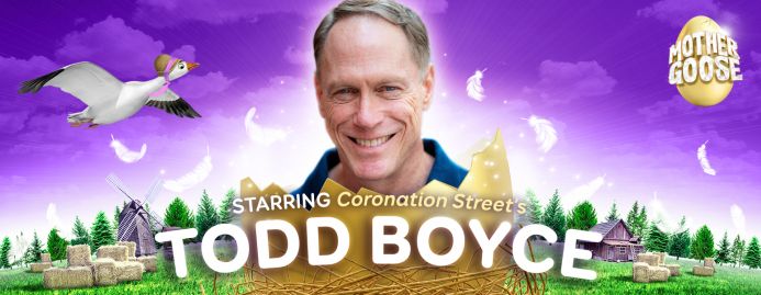 Corrie baddie, Todd Boyce announced as Mother Goose panto star