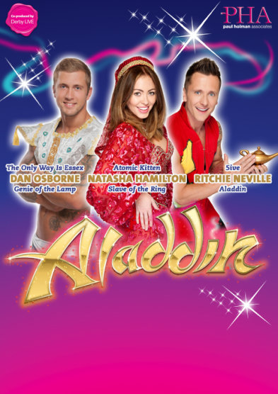 aladdin christmas panto at derby arena