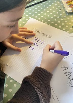 Calligraphy workshop for children | Derby Market Hall