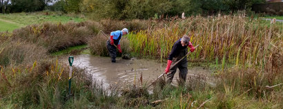 Derby Parks Volunteers back in action!