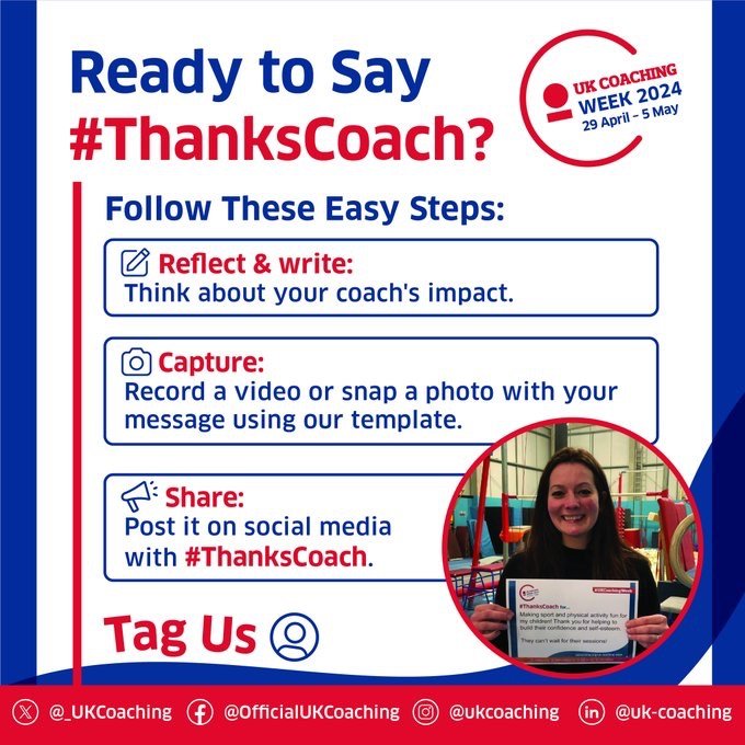 #ThanksCoach - Share your message this UK Coaching Week - Yorkshire ...