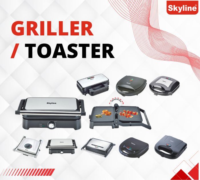 Skyline Griller Toaster – Perfectly Grill & Toast in One Versatile ...