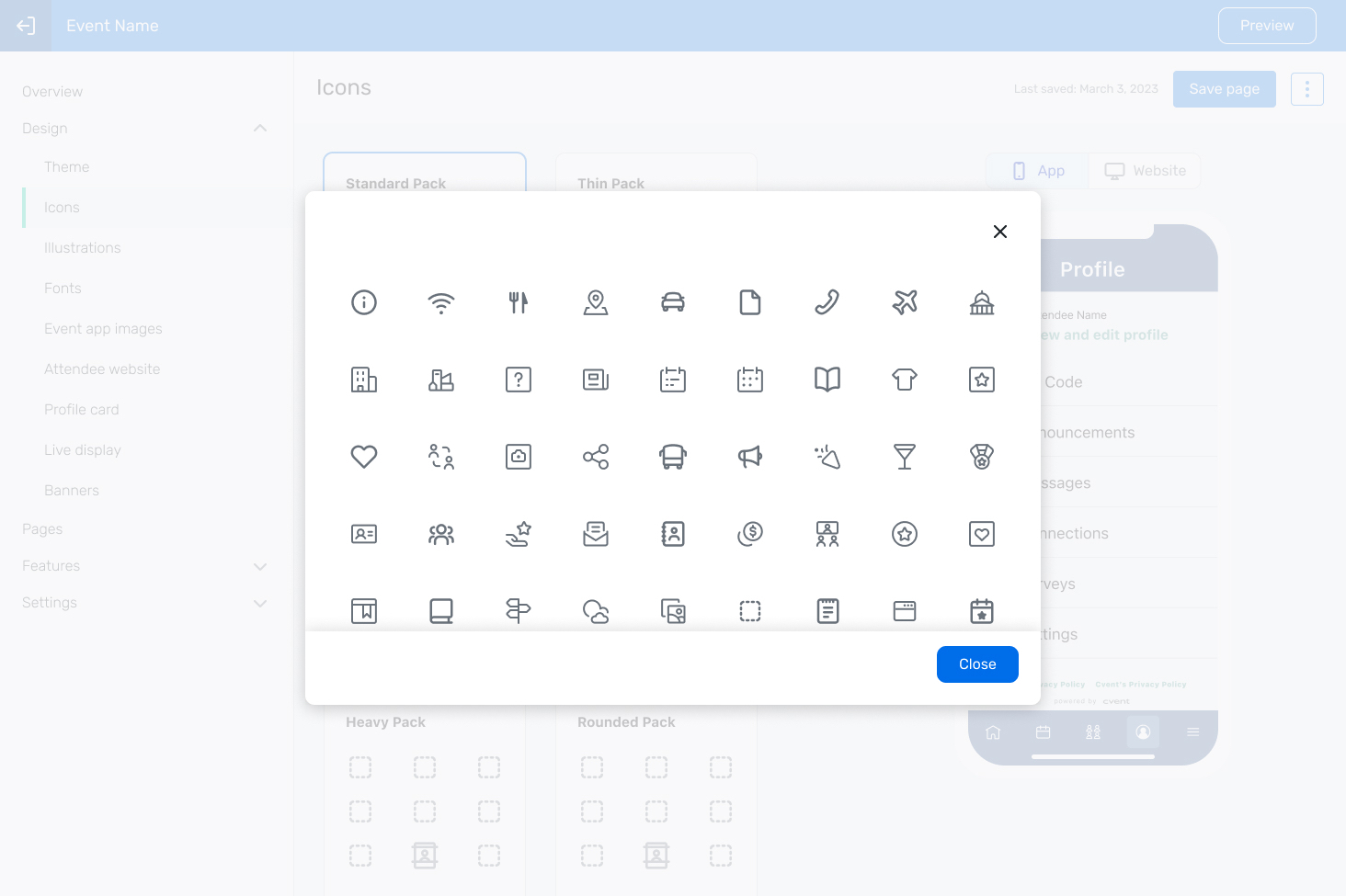 Event Marketing & Management Product News | Branding & Theming: Icons