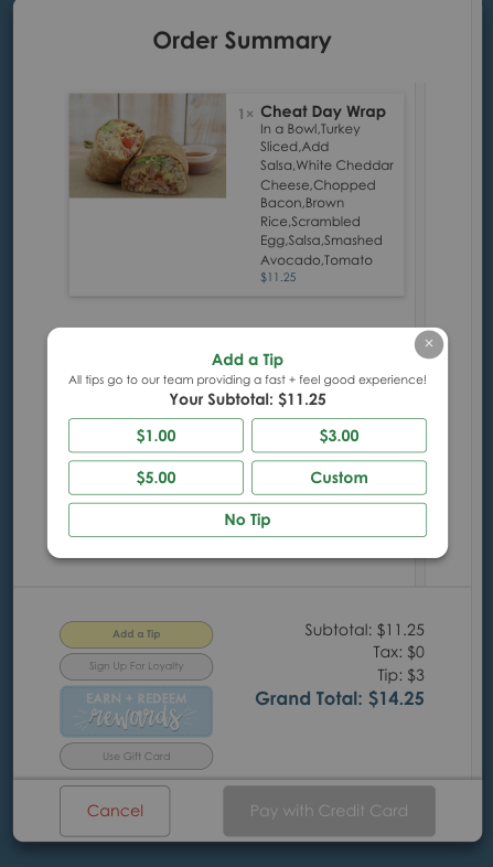 Bite - 📬 Bite Product Release Notes | Fixed custom dollar amount tip