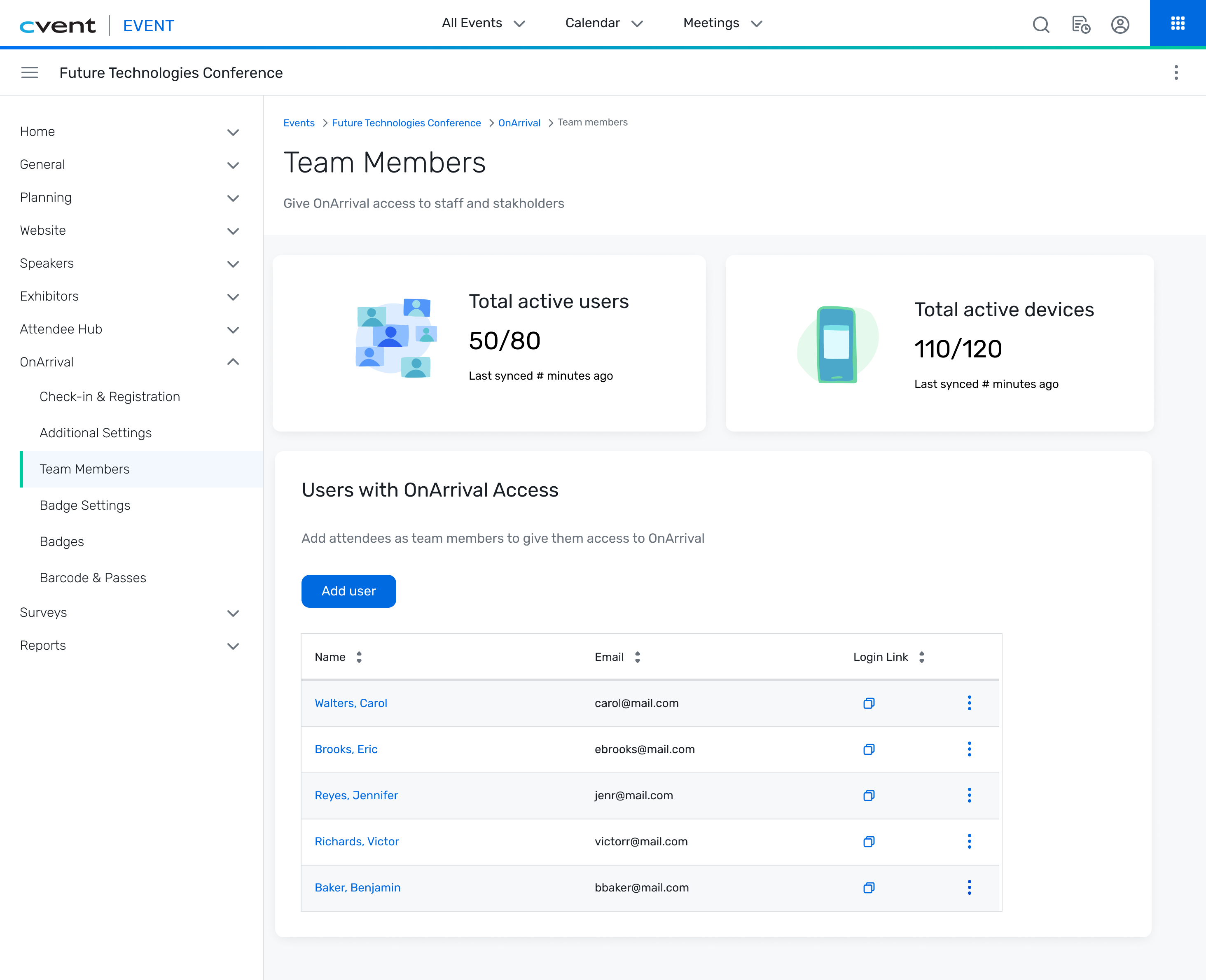 Event Marketing & Management Product News | OnArrival Team Members
