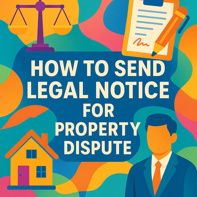 HOW TO SEND LEGAL NOTICE FOR PROPERTY DISPUTE - LEGAL Website Blog ...