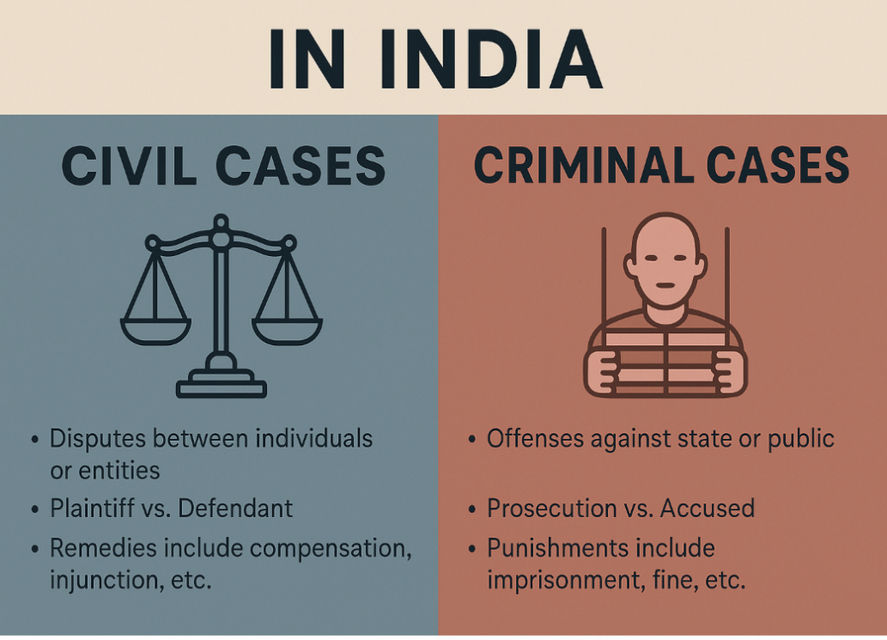 Understanding the distinction between Civil and Criminal Cases in India ...