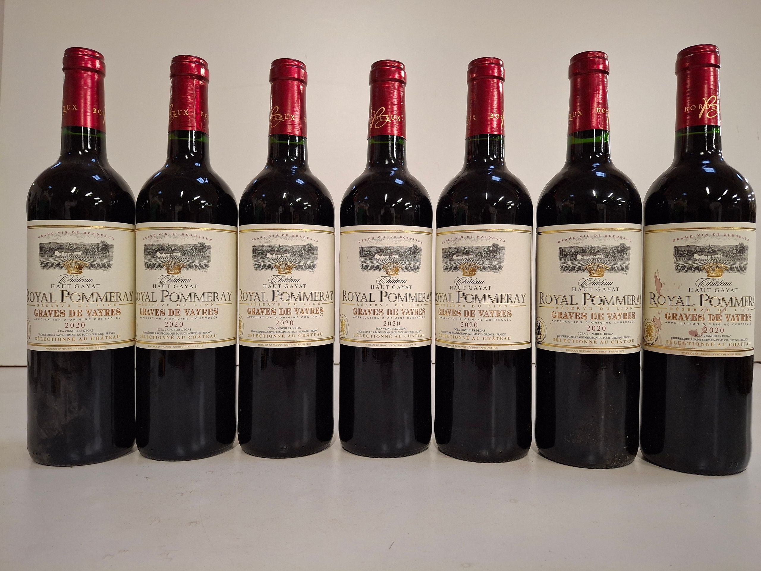 75 Magnum 150cl Vieux Manoir 2020 Bordeaux niveau bon étiquette tachée ...