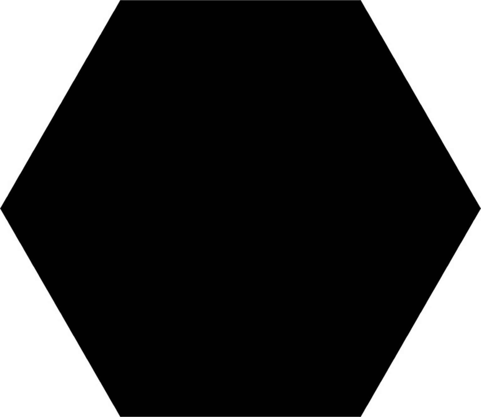 HEXAGONAL 56 BASIC BLACK 56x48,5 (Caja de 1,20 m2) — Cerámicas Ripoll
