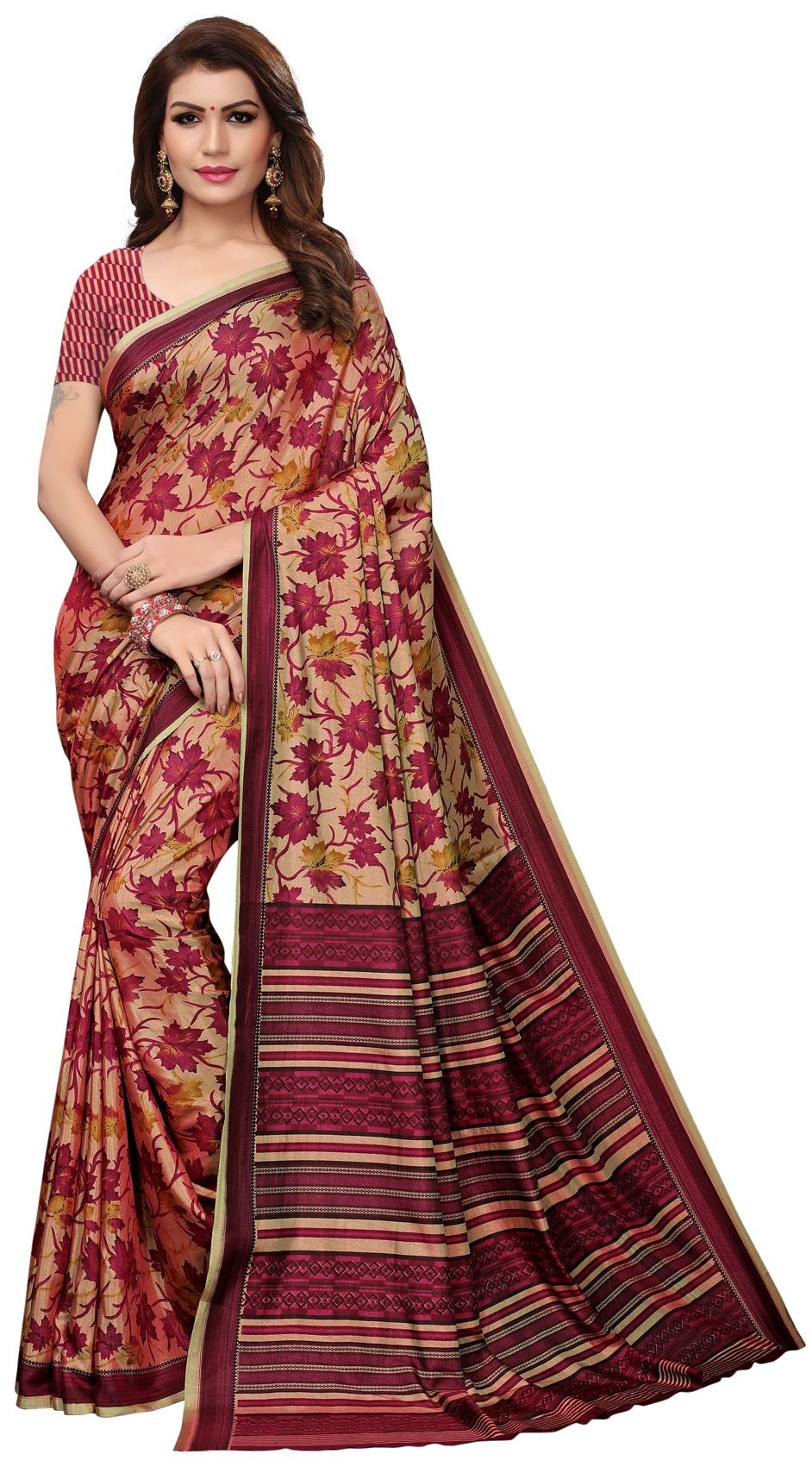 1543603: Traditional Multicolor color Art Silk, Silk fabric Saree