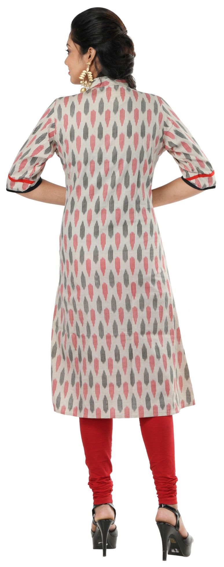 1564346: Casual, Party Wear Multicolor color Cotton fabric Tunic with ...