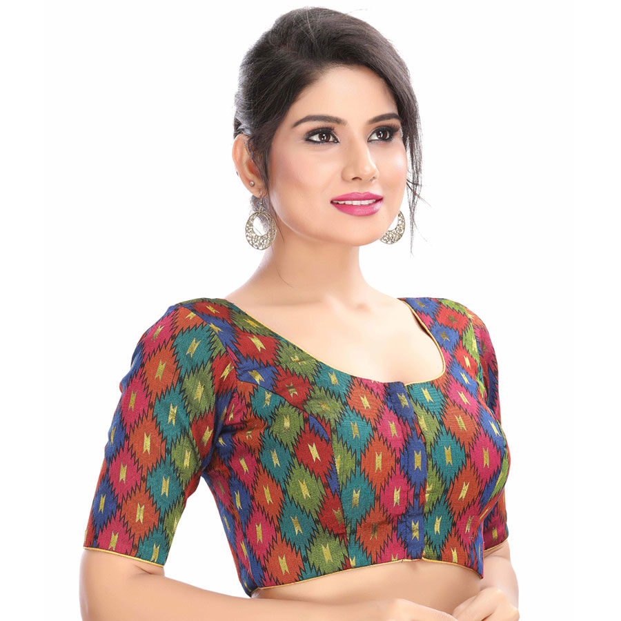 Multicolor color Brocade fabric Blouse : 1594954
