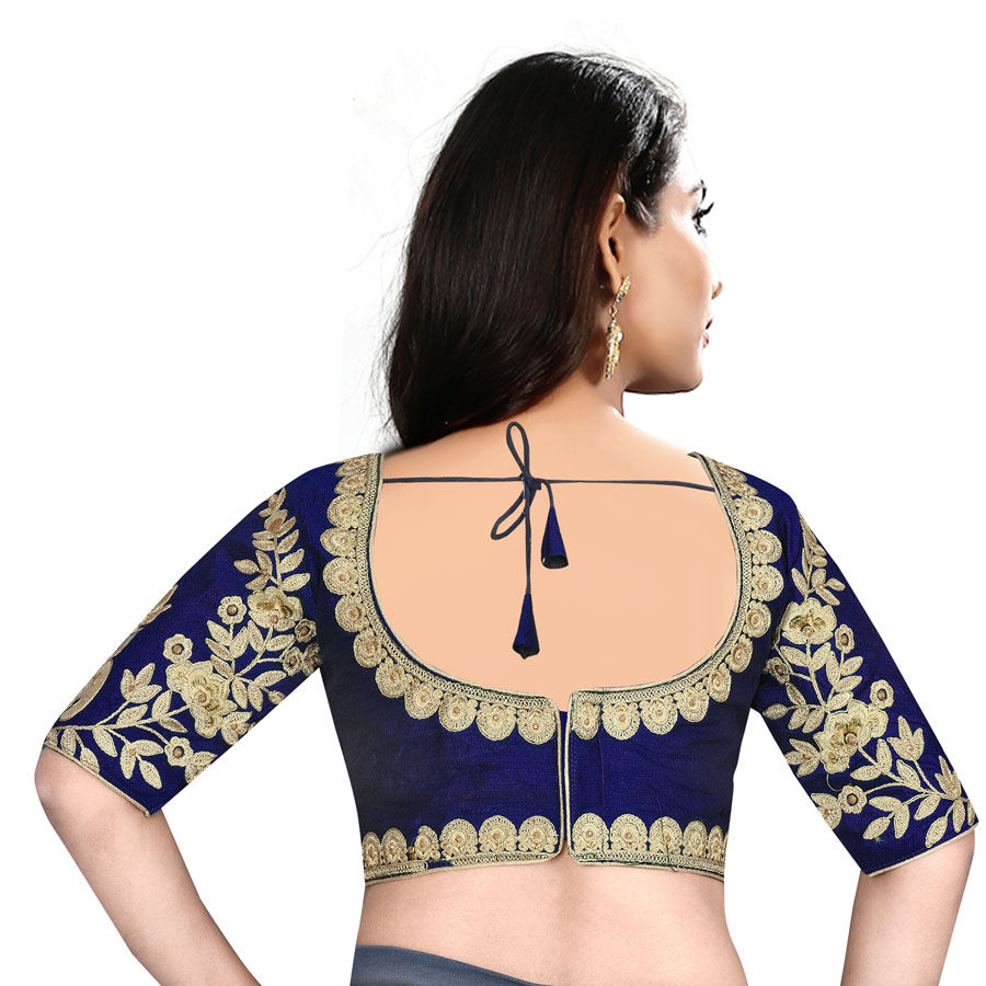Blue color Art Silk fabric Blouse : 1612269