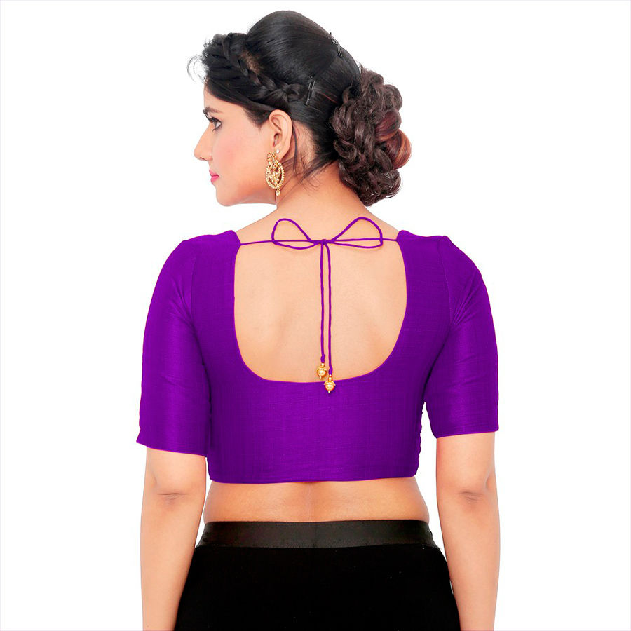 Purple and Violet color Art Silk fabric Blouse : 1678429