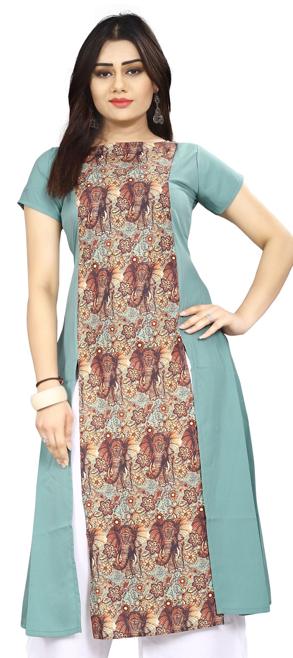 1501086: Blue color Kurti