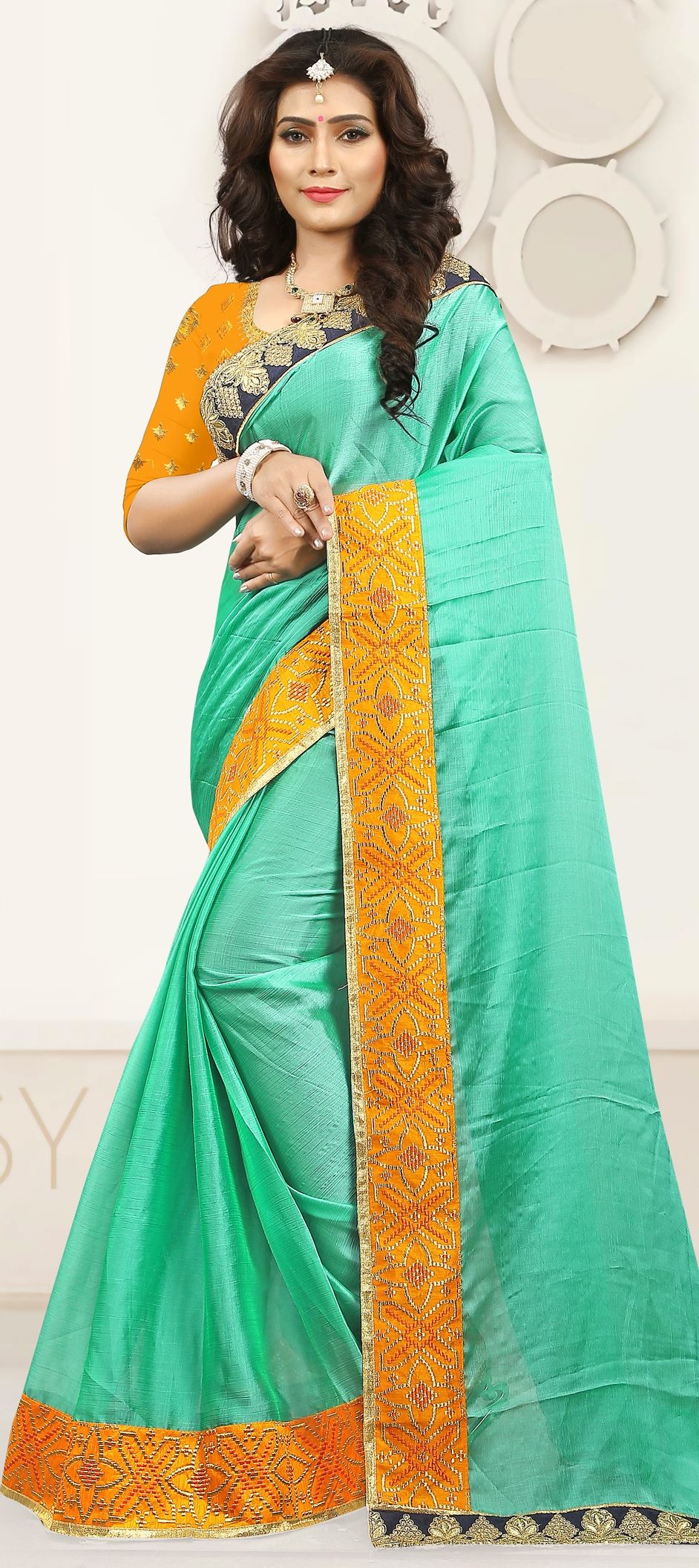 1503239: Blue color Sarees