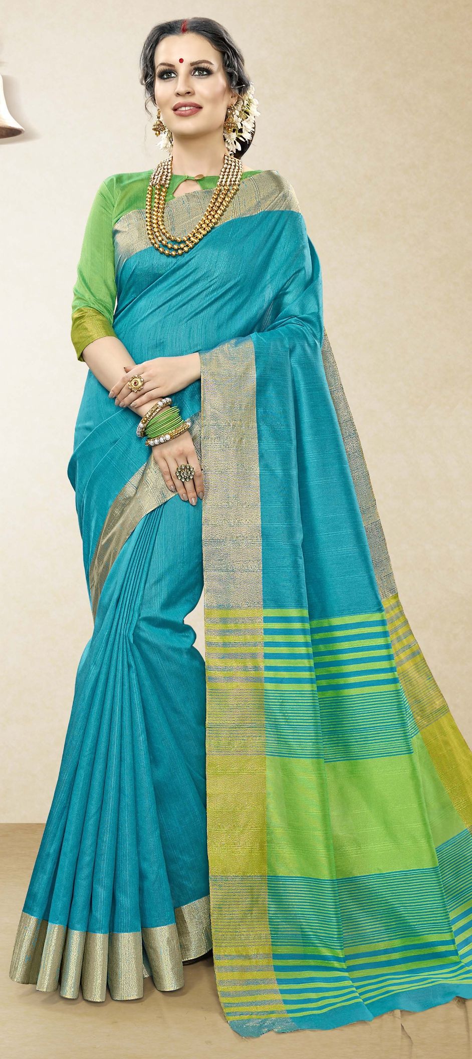 1503333: Blue color Sarees