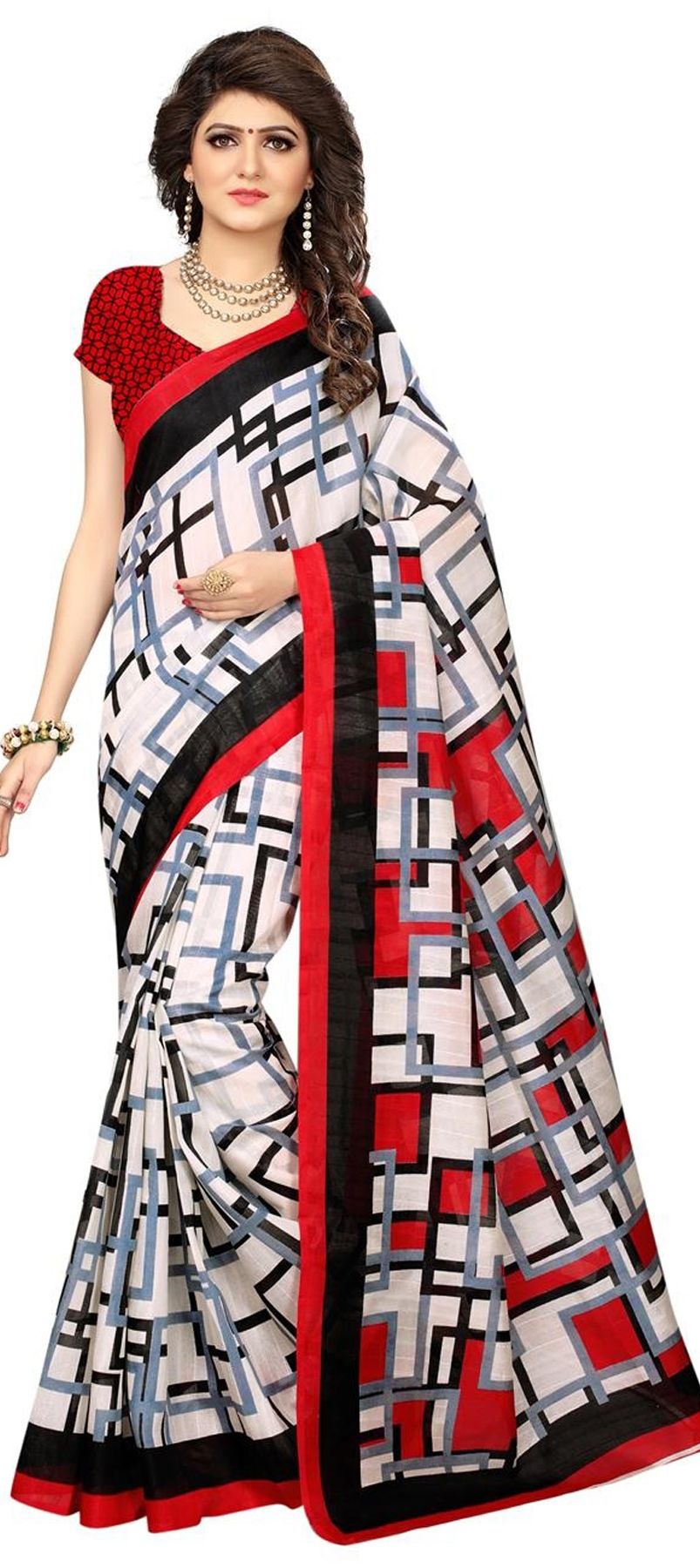 1508244: Traditional Multicolor color Bhagalpuri Silk fabric Sarees