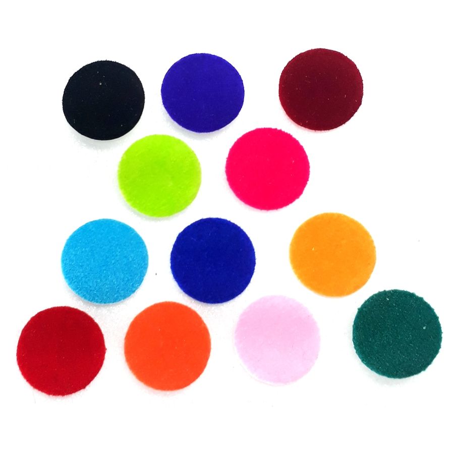 1531638: Multicolor color Velvet fabric Bindi