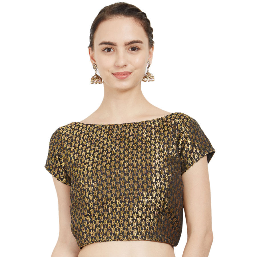 Multicolor color Jacquard fabric Blouse : 1566886