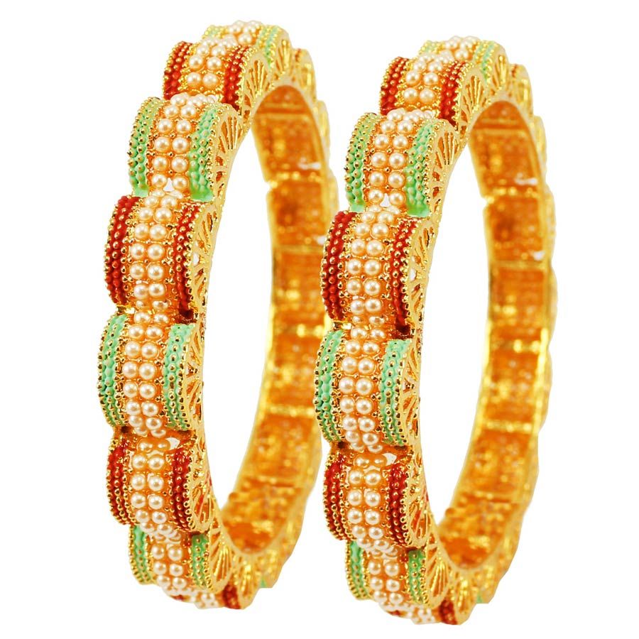 Multicolor color Metal Alloy metal Bangles : 1583511