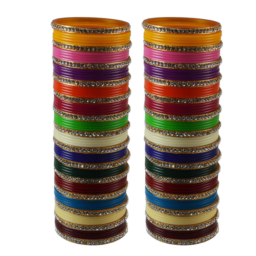 Multicolor color Metal Alloy metal Bangles : 1597156