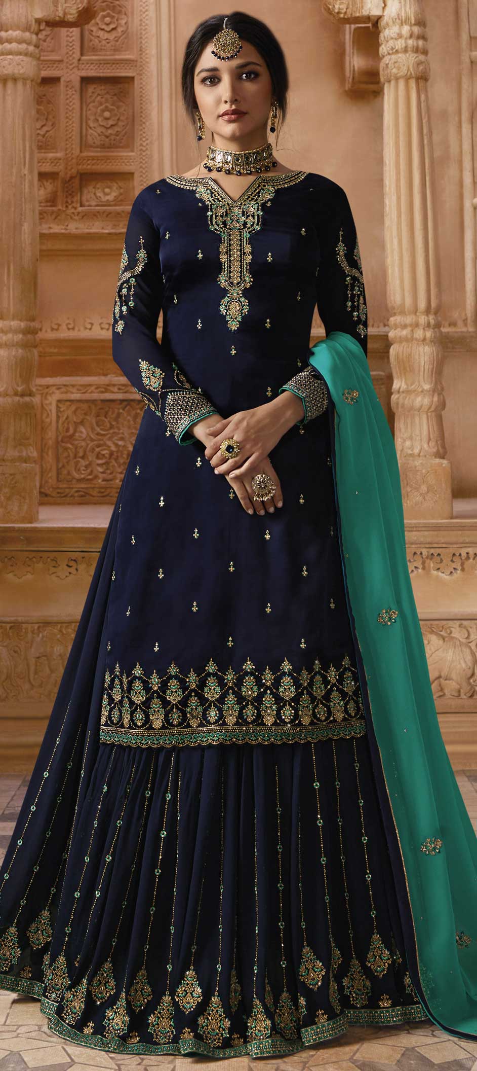 Sharara Suits Online | Punjabi Sharara Dress For Wedding