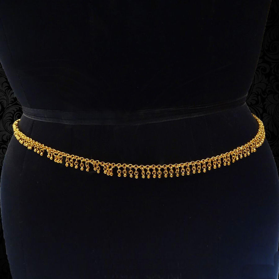 Gold color Brass, Copper, Metal Alloy metal Waist Chain : 1619824