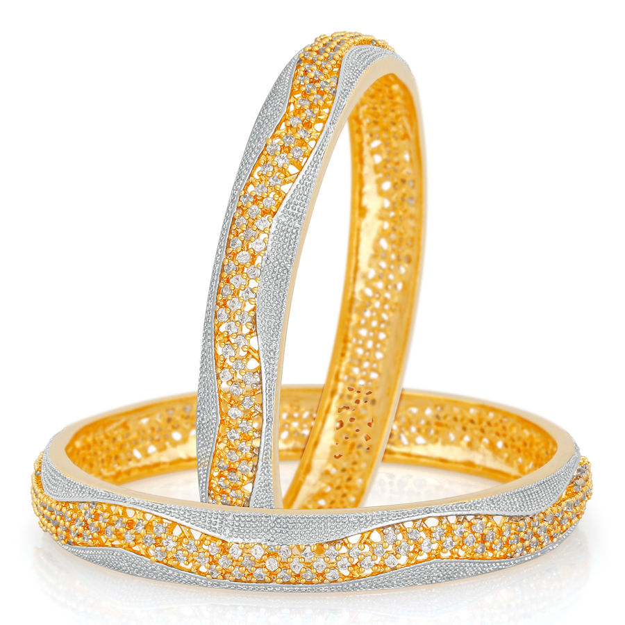 Gold color Metal Alloy metal Bangles : 1631791