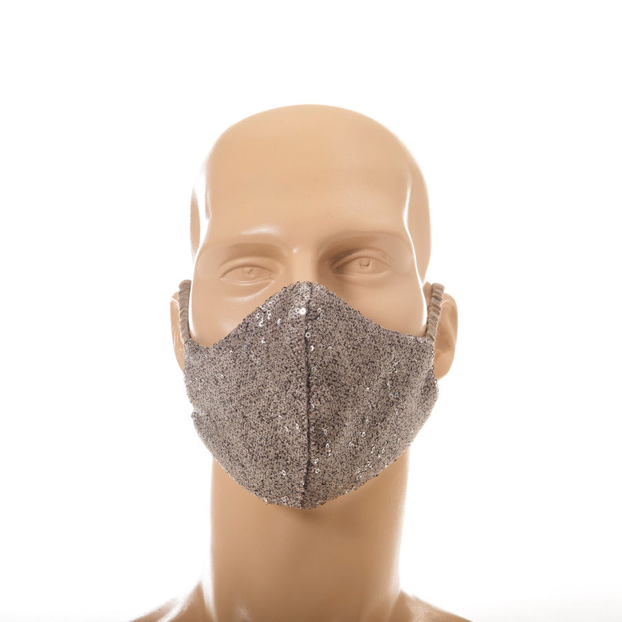 Casual, Designer Black and Grey color Cotton, Net fabric Cloth Mask ...