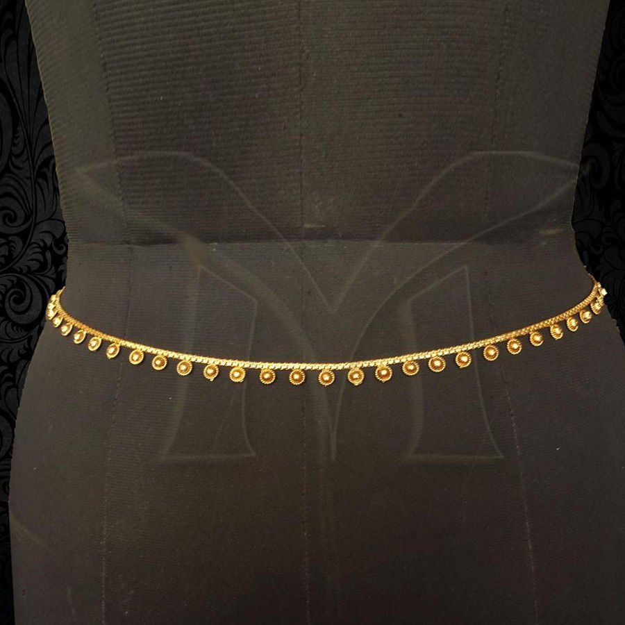 Gold color Brass, Copper, Metal Alloy metal Waist Chain : 1656515