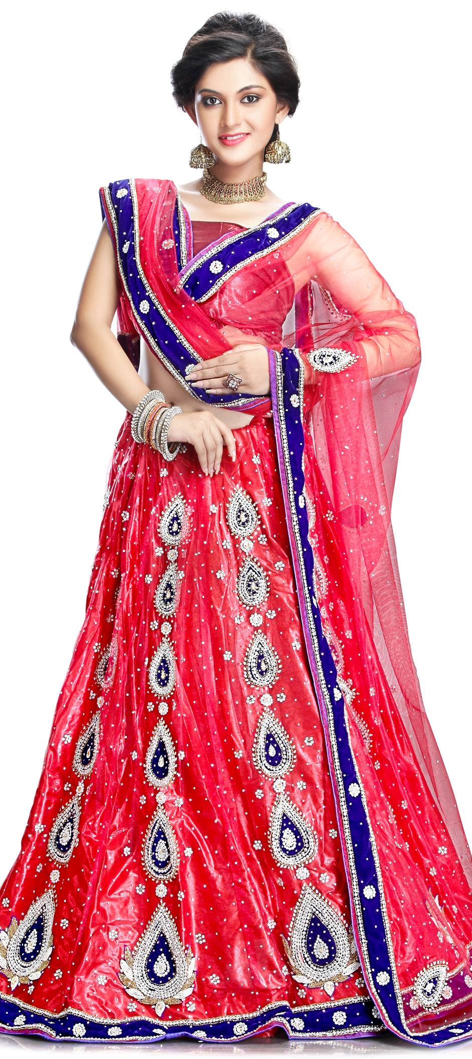 166797: Red and Maroon color family Bridal Lehenga, Wedding Lehnga