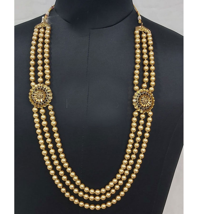 Gold color Metal Alloy metal Groom Necklace : 1690596