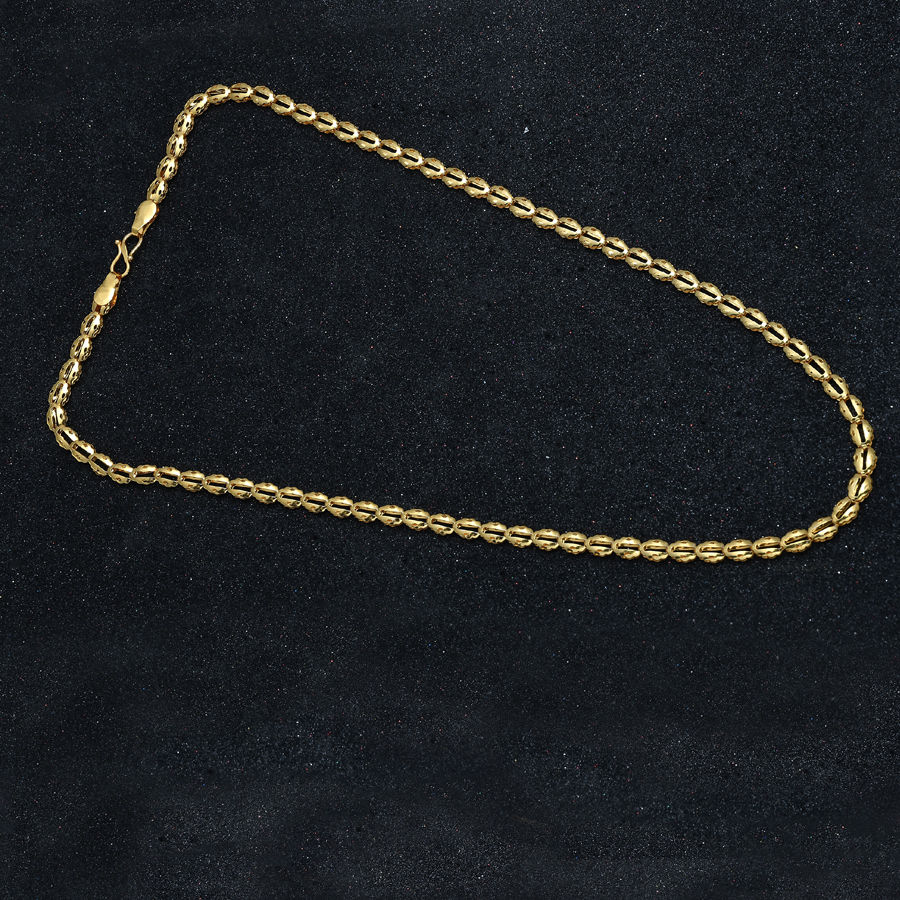 Gold color Brass metal Chain : 1711736