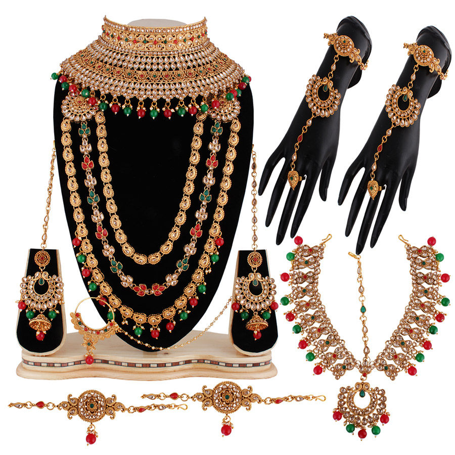 Multicolor color Metal Alloy metal Bridal Jewelry : 1713110