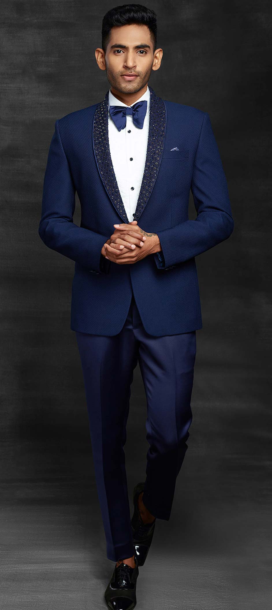 Blue color Imported fabric Tuxedo : 1752866
