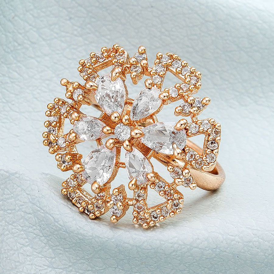 White and Off White color Metal Alloy metal Ring : 1806040