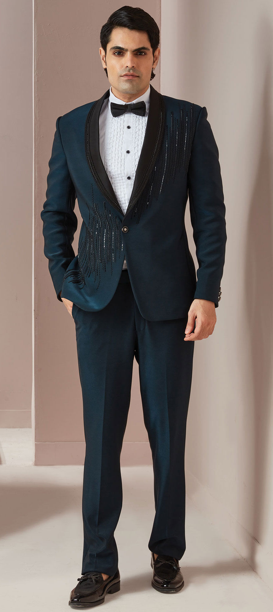 Blue color Imported fabric Tuxedo : 1859899